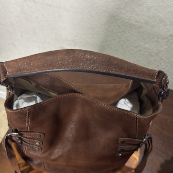 Frye | Bags | Frye Brooke Suede Hobo Bag In Cognac Nwt | Poshmark